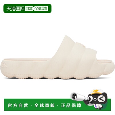 1h可退 潮奢 Moncler 盟可睐 女士 灰白色 Lilo Quilted EVA 拖鞋