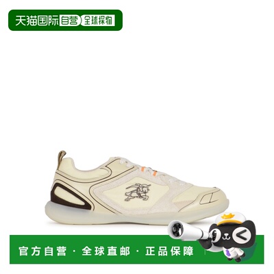 BURBERRY 男士运动鞋 8119538C3997 SS2026 白色休闲鞋