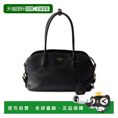 PRADA 女士手提包 1BG6092HF2VDOOF0002 SS2026 黑色斜挎包单肩包