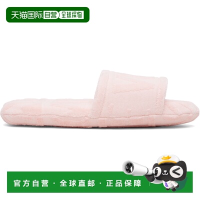 潮奢 versace 范思哲 女士 粉色 Allover 凉鞋 1005649ZCOSP0525P