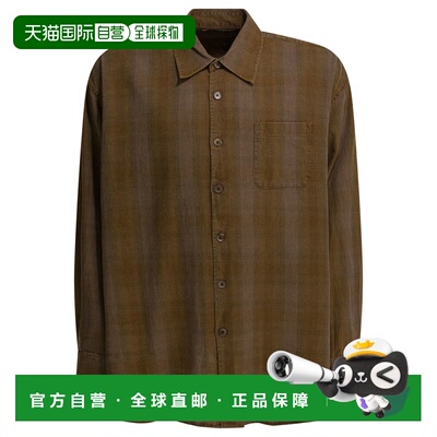 OUR LEGACY 男士衬衫 M2262BCFFLANNEL SS2026 男装棕色