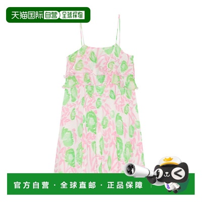 GANNI 女士连衣裙 F7745545 SS2023 粉红色 