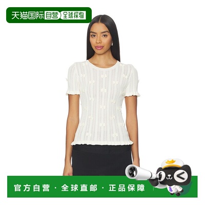 1h可退 潮奢 SEA 海洋 女士 Alberta 珍珠色针织上衣 RS26006