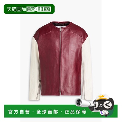潮奢 Jil Sander 吉尔 桑达 男士 Two-tone 皮革夹克 J21BN0137JT