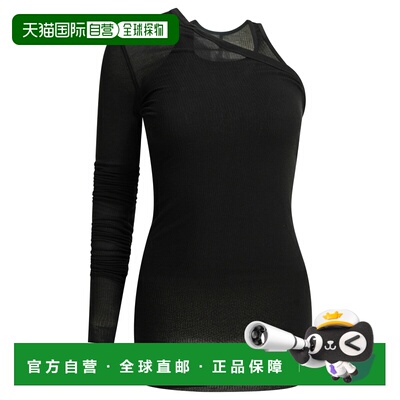 RICK OWENS 女士T恤 RP02F5203RC09 AW2026 黑色 