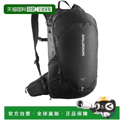 1h可退 SALOMON 户外背包 LC2182600BLACK SS2025 黑色 TRAILBLAZ