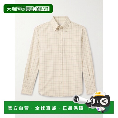 1h可退 潮奢 Loro Piana 诺悠翩雅 男士 Elia Down-Collar 系扣格