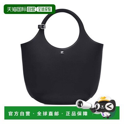 COURREGES 女士斜挎包 324GSA116CR00659999 CO黑色 托特包单肩包