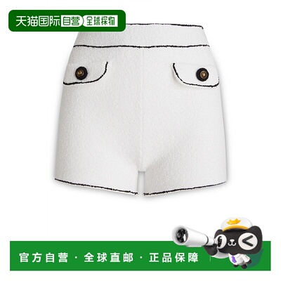 1h可退 MOSCHINO 女士短裤 03800402A1001 SS2023 白色 SHORTS