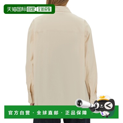 LEMAIRE 女士衬衫 SH1047LF839WH048 AW2023 白色 LONG SHIRT