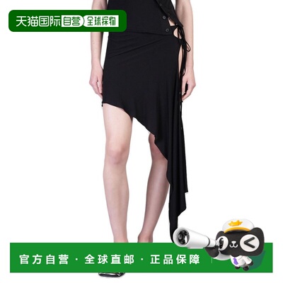 1h可退 潮奢 The Attico 女士 黑色 Gonna 半身裙 250WCS00267JJJ