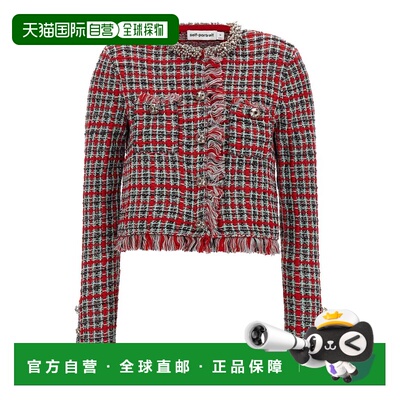 SELF-PORTRAIT 女士夹克 AW26146JRED AW2026 红色【付后1h可退】