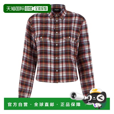 DSQUARED2 女士衬衫 S75DL0942D35423002F SS2026亚麻