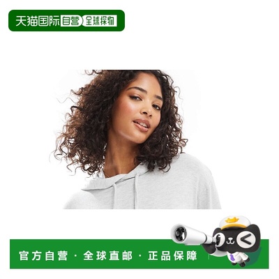 1h可退 潮奢 COTTONON 女士 棉质柔软连帽长袖睡衣上衣(灰色)