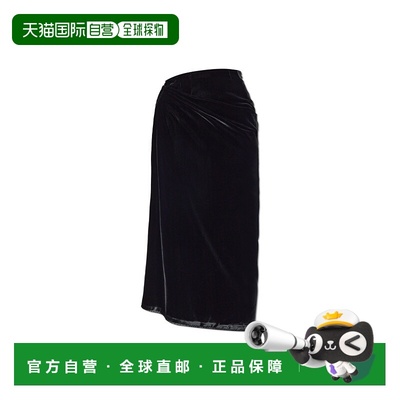 1h可退 ETRO 女士半身裙 WRFA007999TUDI4N0000 AW2024 黑色a字裙