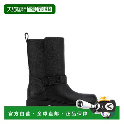 FENDI 女士靴子 8T8892TDKF0QA1 SS2026 黑色 Filo 圆头短筒靴