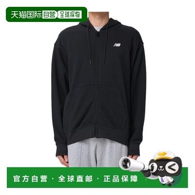 1h可退 NEW BALANCE 男士卫衣 MJ41501BK SS2025 黑色连帽长袖