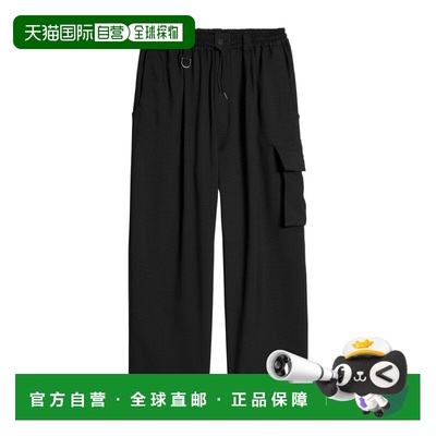 Y-3 男士休闲裤 KS7654 SS2026 黑色 Black Cargo Track Pants