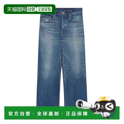 CELINE 女士牛仔裤 RP09W930FGDP4 SS2026 蓝色直筒裤