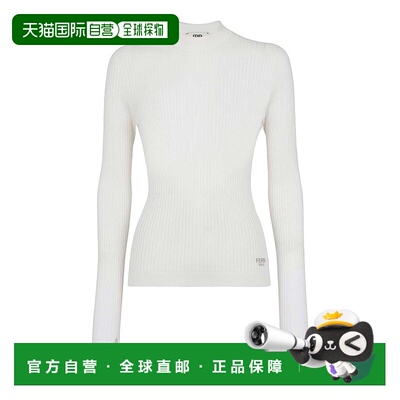 FENDI 女士针织衫 FZXD07ATPPF08QQ CO 白色长袖通勤