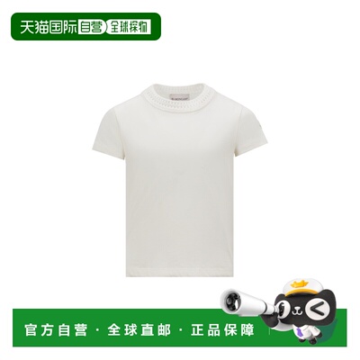 MONCLER 男童T恤 8C00041K83907034 CO 白色 T-SHIRT