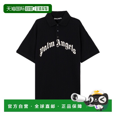 PALM ANGELS 男士POLO衫 PMGB012S26FAB0021003短【付后1h可退】