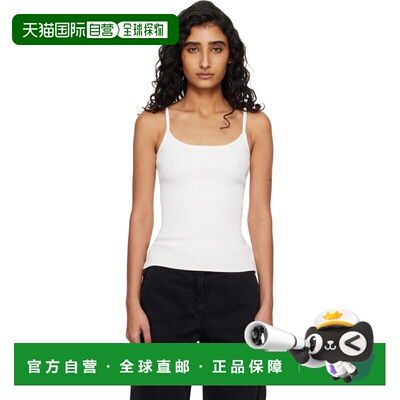 Courreges 女士 白色 Reedition 系列背心 PERMDE012FI00010001Wh