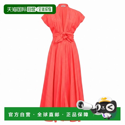 ALAIA 女士连衣裙 AA9R3141W191D384 AW2026 红色 系带连衣裙