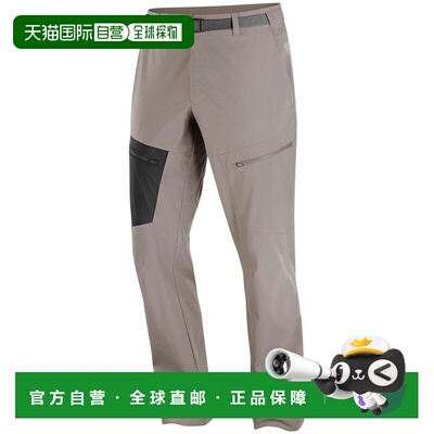 SALOMON 男士运动裤 LC2646200IRON SS2026 卡其色 OUTERPATH UTI