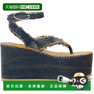 Diesel 迪赛 女士 蓝色 SA-Nikola Denim 凉鞋 Y03837P8093