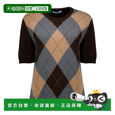 PRADA 女士针织衫 P24G3O6519SOOOF0Y20 花色短袖 AW2026