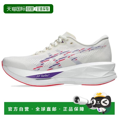 亚瑟士ASICS SONICBLAST 经典百搭白色女款运动鞋回弹跑步鞋