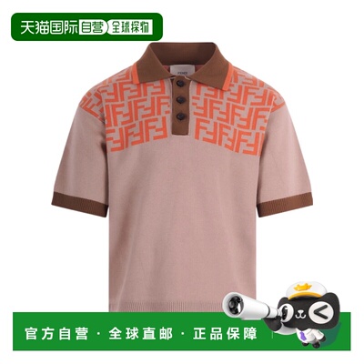 FENDI 男童T恤 JMG141AVVTF1UVK SS2026 花色短袖