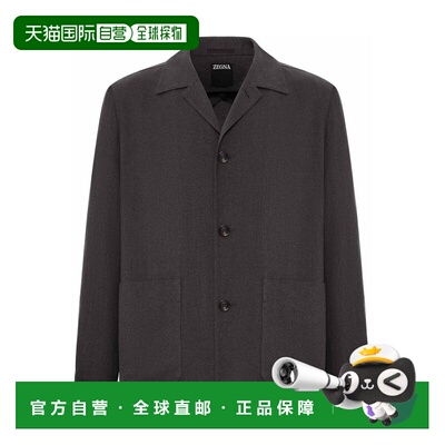 ZEGNA 男士夹克 376C54A31DHAQ07R SS2026 灰色 W【付后1h可退】