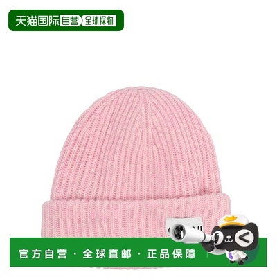 GANNI 女士帽子 A4429395 SS2025 粉红色 Cappello Beanie针织帽