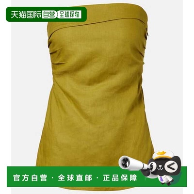 1h可退 潮奢 FAITHFULL THE BRAND 女士 Caen 抹胸亚麻上衣