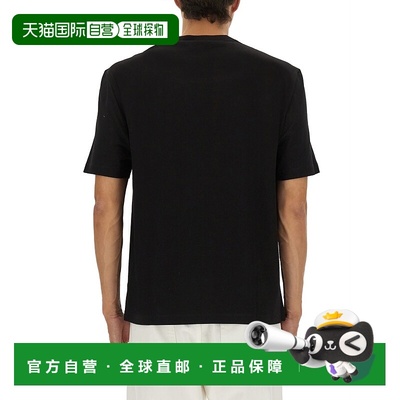 VERSACE 男士T恤 10133021A150831B000  AW2025范思哲黑色男装
