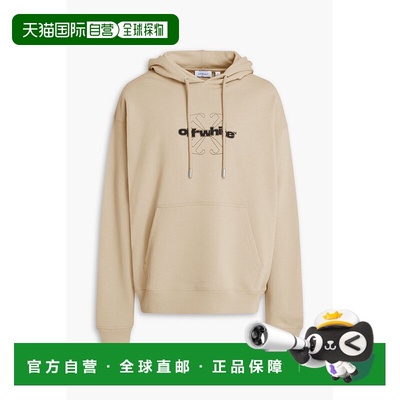 1h可退 潮奢 off-white 男士 Frontal French 箭号印花棉质厚绒布