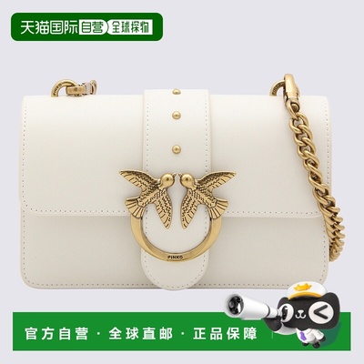 PINKO 女士斜挎包 100059A0F1Z14Q SS2025 白色手提包单肩包