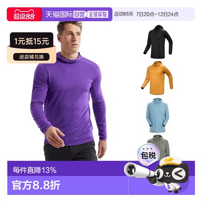 ARC'TERYX始祖鸟男士IONIA MERINO WOOL HOODY羊【付后1h可退】
