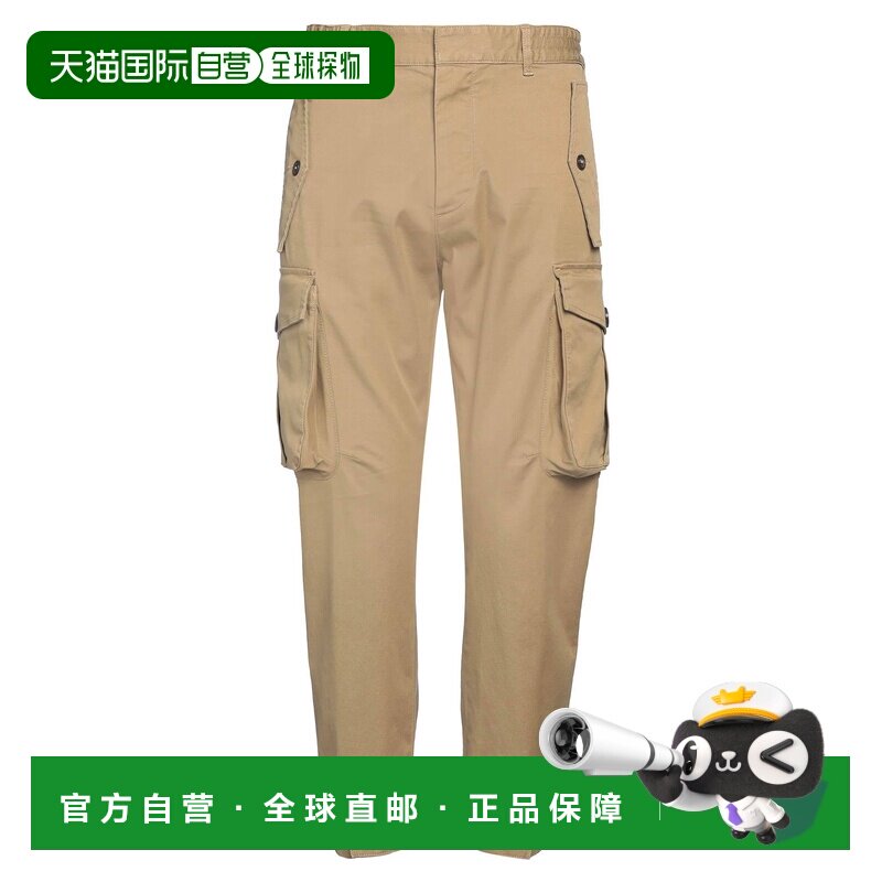 Dsquared2 二次方 男士 工装长裤 BROWN棕色 休闲裤时尚舒适裤子