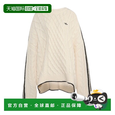 ADIDAS ORIGINALS 女士运动服 KR9620 AW2026 白色 长袖圆领衫
