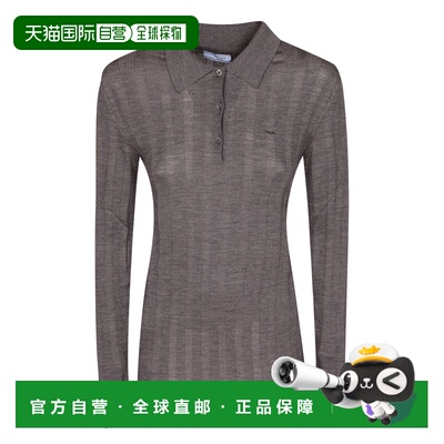 PRADA 女士POLO衫 P24E3U6218F0Y17 AW2026 棕色