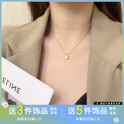 韩国复古优雅蝴蝶结项链女