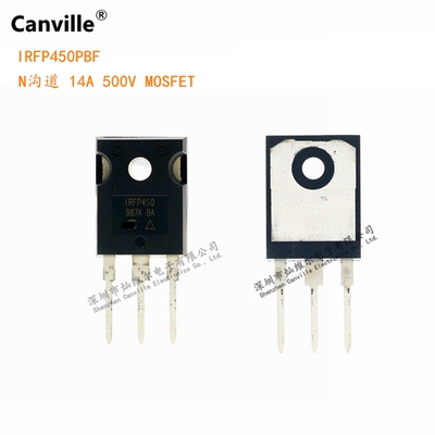 Canville IRFP450PBF TO-247 N沟道 Si 500V 14A 场效应管 MOSFET