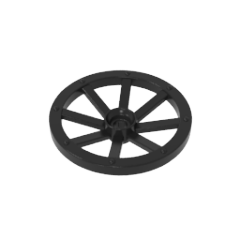 正版高砖积木零件GDS-2221配件33mm马车轮子兼容小颗粒MOC拼插