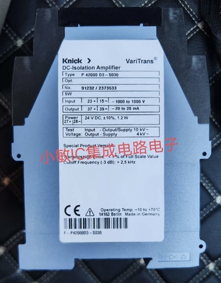 Knick科伲可P42000 D3 S030 P420001D3 P41000D1-0001 0002询价