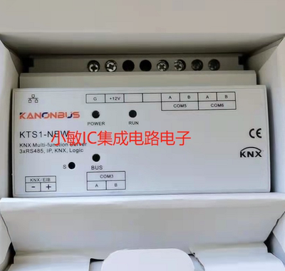 上海正爵电子kts1-neweib knx网关,eib+3个485接口