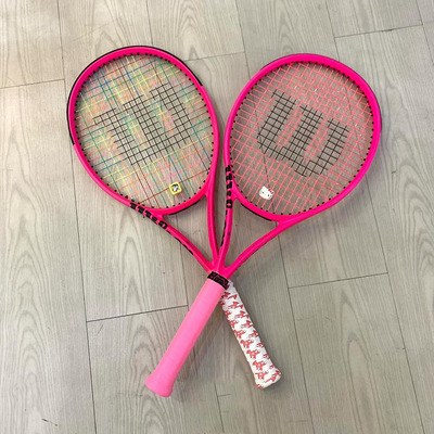 WilsonClash100L霓虹粉色网球拍