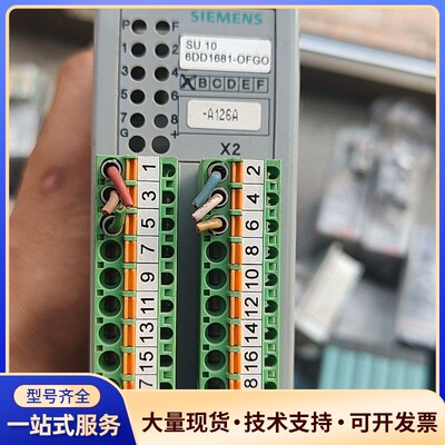西门子6DD1681-OFGO模块，实物拍摄，拆机设备，功能